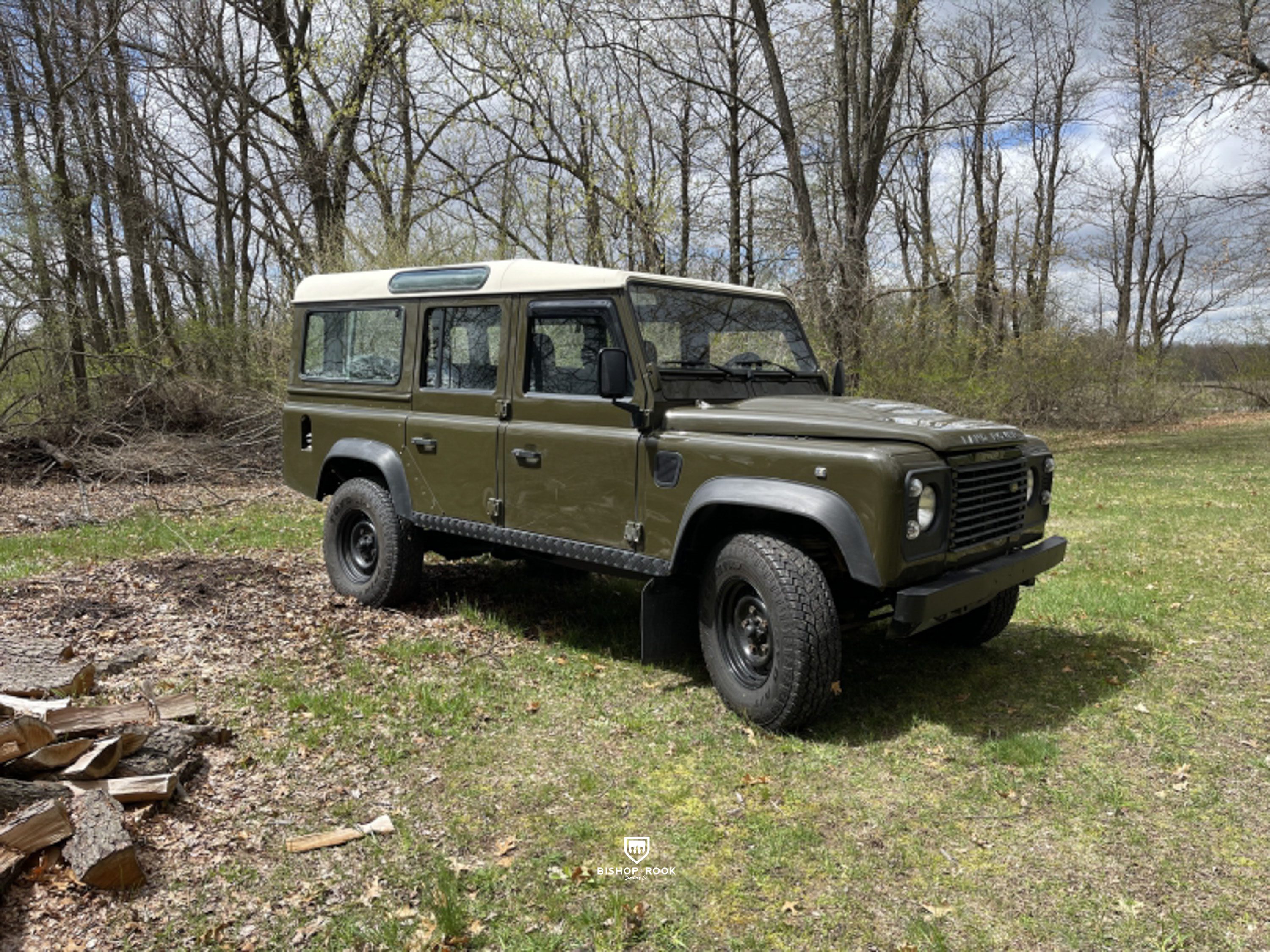 Green Defender 110 - LHD - Bishop+Rook Heritage Defenders