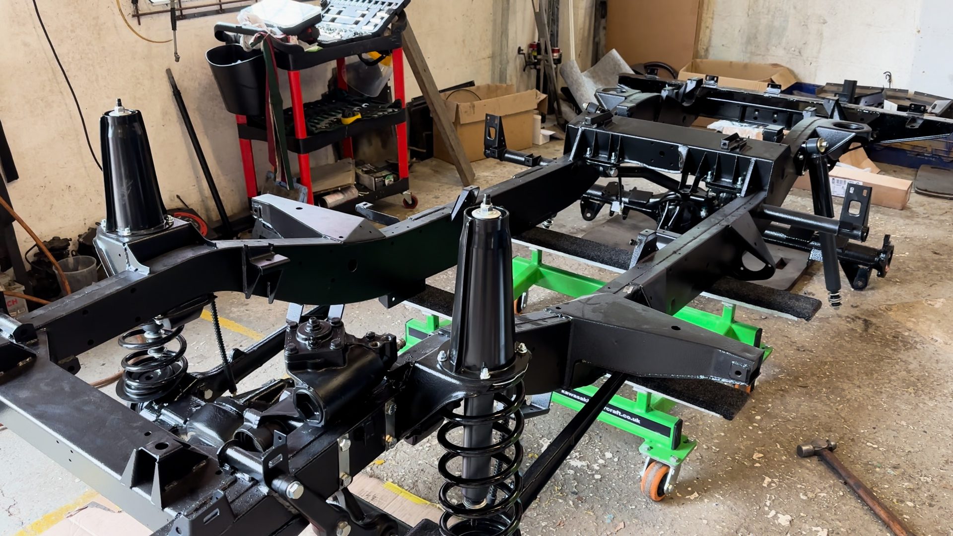 Land Rover Defender Chassis Restoration Process - Bishop+Rook Heritage ...